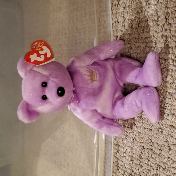 Ty | Toys | Ty Beanie Baby Yours Truly The Bear Hallmark Gold Crown ...